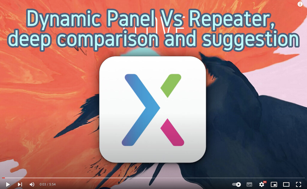 Axure dynamic panel vs repeater, deep comparison and suggestion. What is the Axure update you ...
