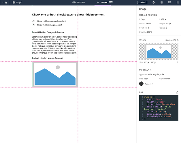Axure Cloud - Inspect hidden objects, how? - Axure Cloud - Axure Forums