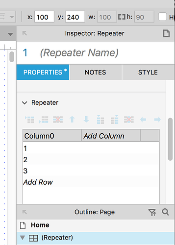 Cannot add a column to the repeater - no dropdown - Axure RP 8 - Axure Forums