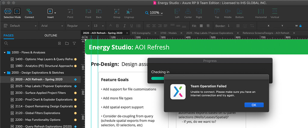 Team Check-Out Conflicts & Publishing Errors - Team Projects - Axure Forums