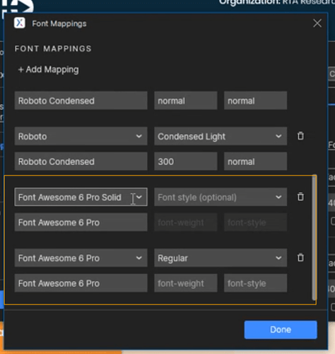 Mapping font awesome 6 pro - Axure RP 10 - Axure Forums