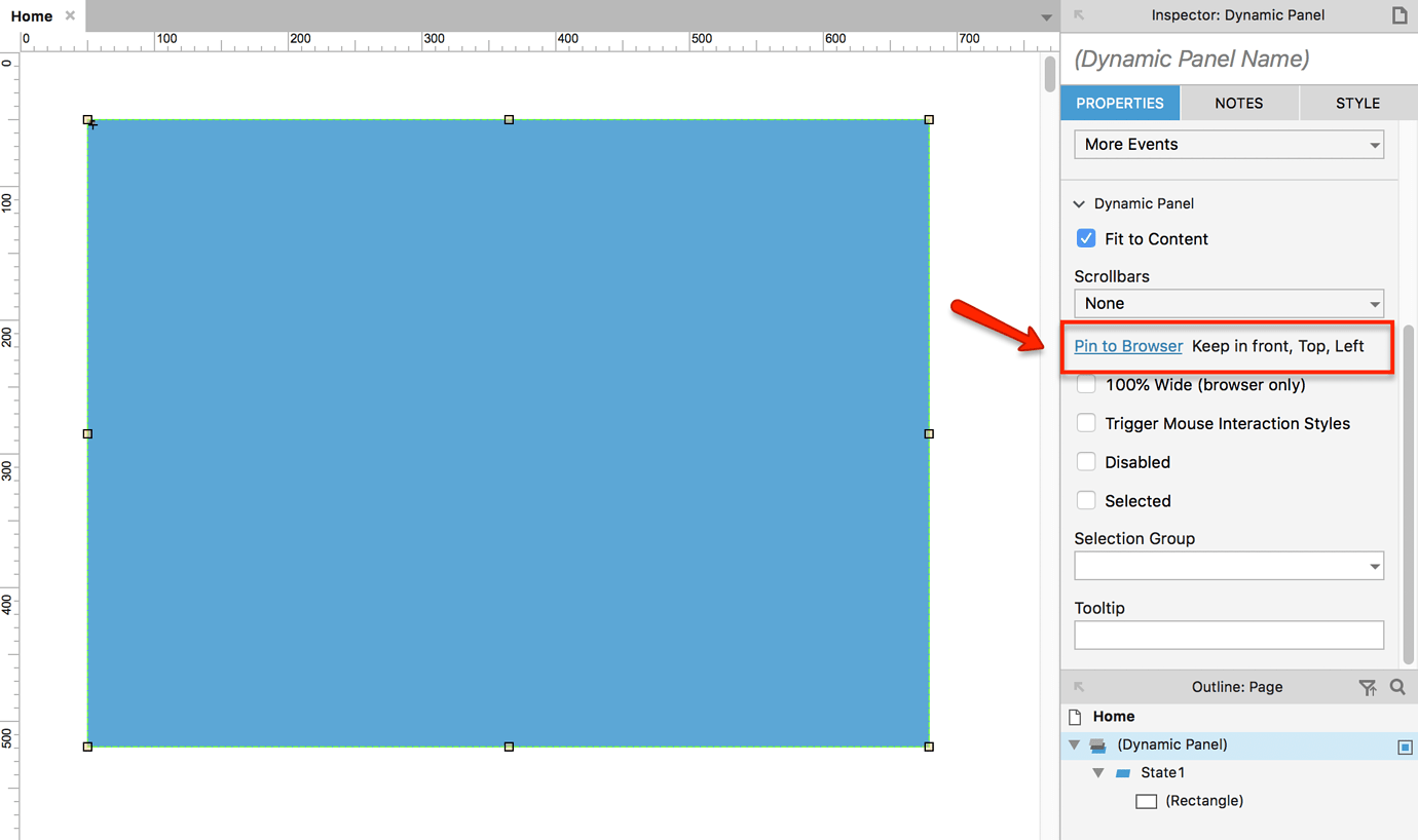 How To Create A Scrolling Content Always Visible On The Page Axure Rp 8 Axure Forums