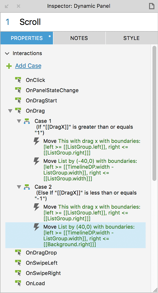How to scroll background with a dragging object? - Axure RP 8 - Axure Forums