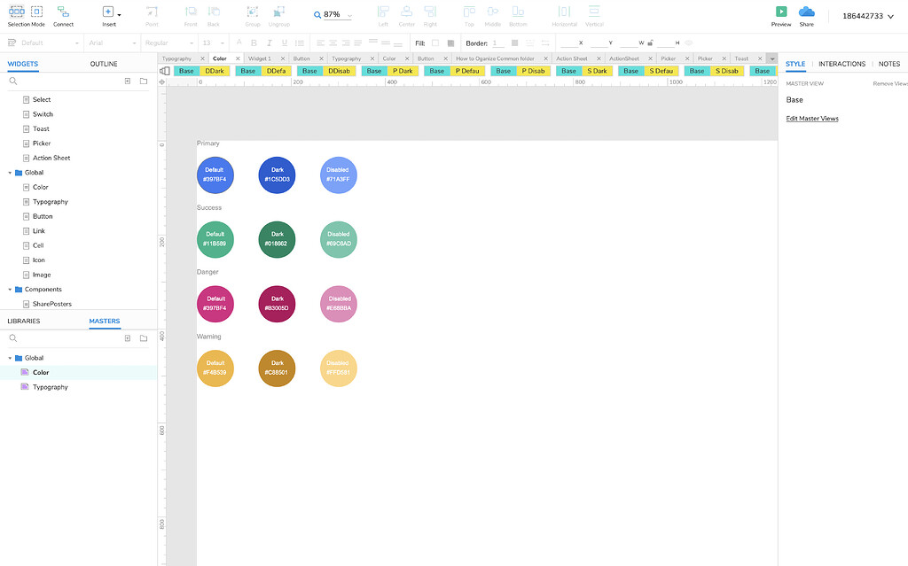 Bug Report - Master(Components) Views - For Axure RP 9 & 10 - Axure RP 9 - Axure Forums