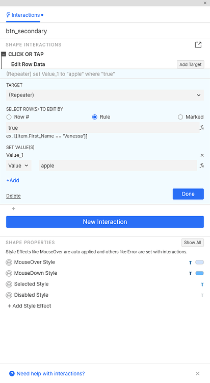 How can I add rows without changing values in a repeater? - Axure RP 10 - Axure Forums