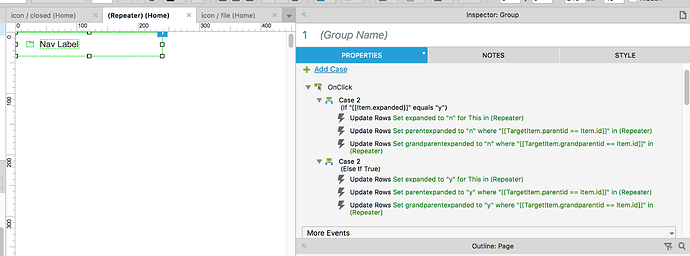 Using a Repeater for Multi-level Accordion Navigation? - Axure RP 8 - Axure Forums