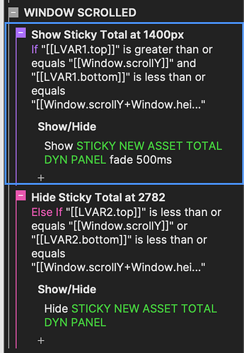 How to show/hide widgets only when certain things are visible in the ...