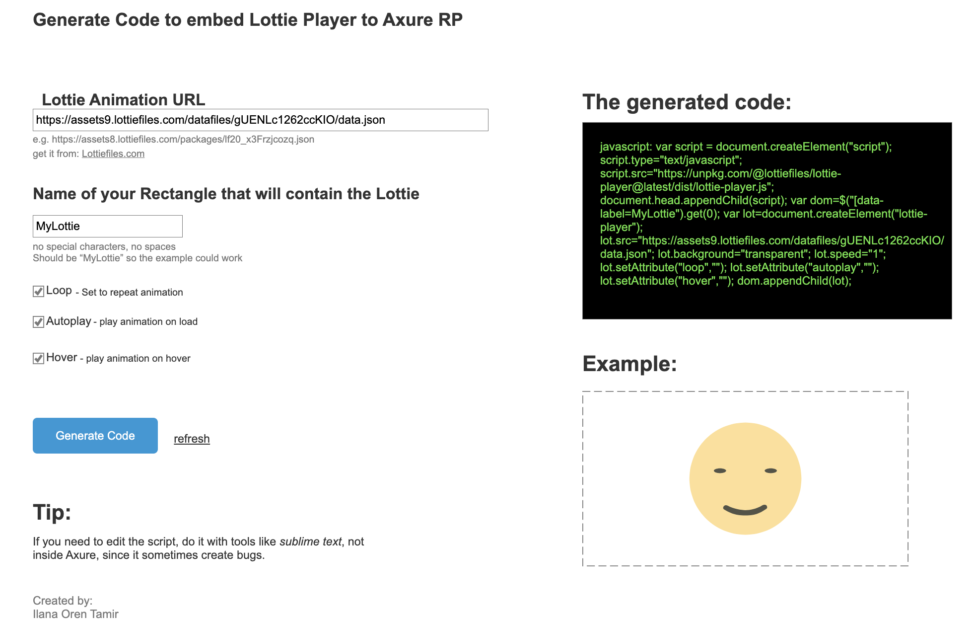How can I embed a Lottie animation? - Axure RP 10 - Axure Forums