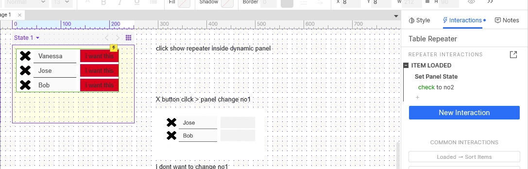 Delete rows not update dynamic panel - Axure RP 10 - Axure Forums