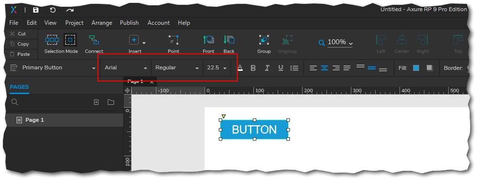 Font size - how to customize it? - Axure RP 9 - Axure Forums