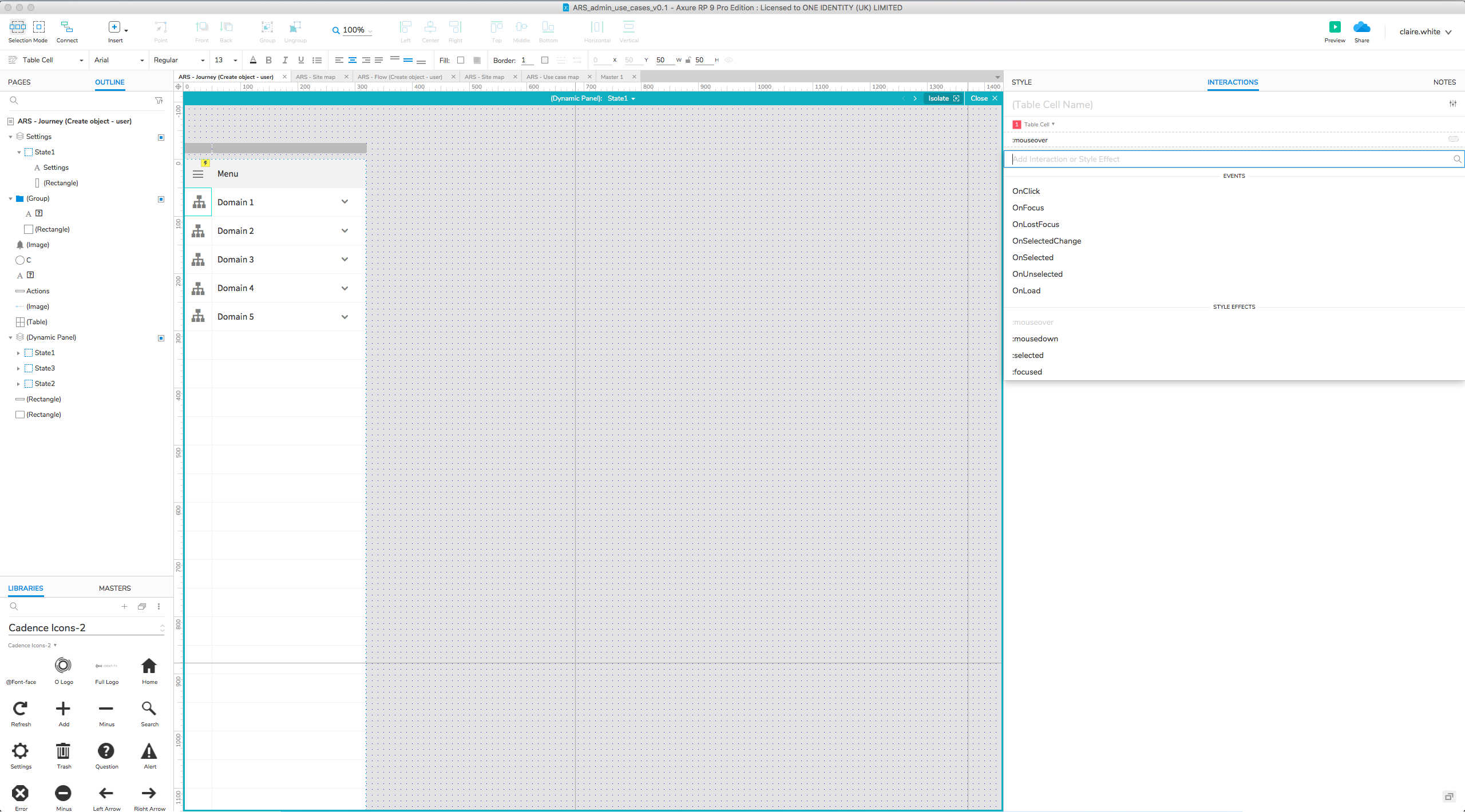 Axure v9 - change style of multiple widgets on mouseover - Axure RP 9 - Axure Forums