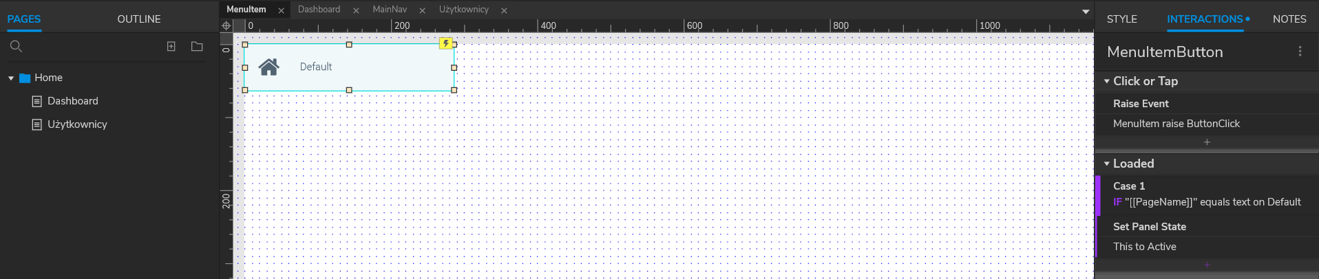 Changing color of current page button - Axure RP 9 - Axure Forums