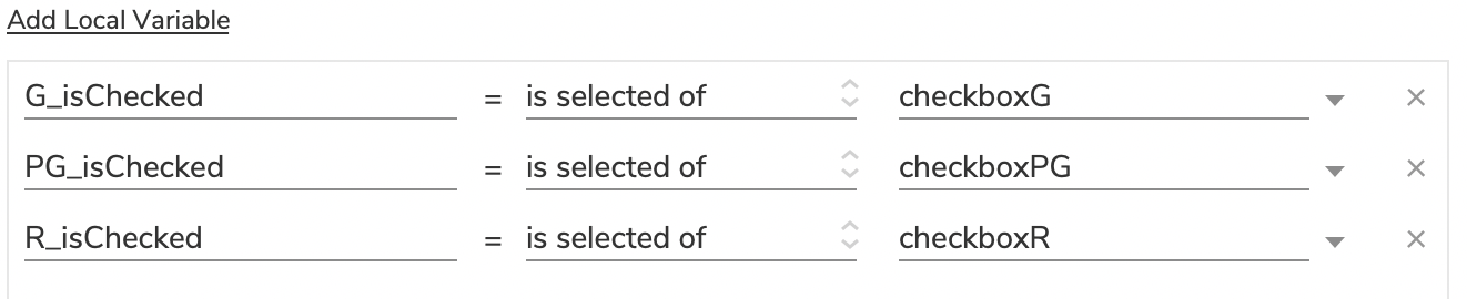 Showing different filtered rows when checkboxes are selected - Axure RP 9 - Axure Forums