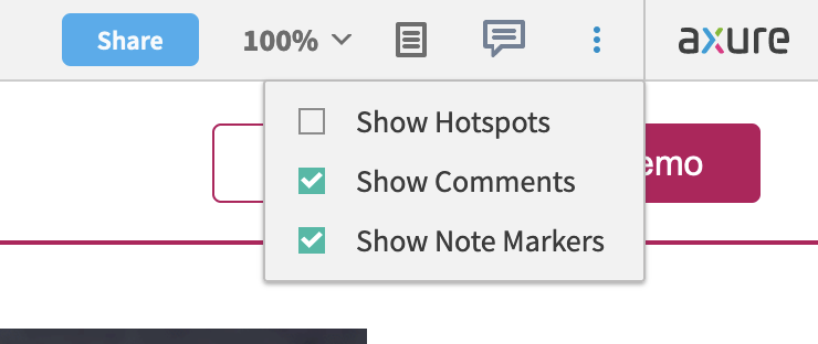 SUGGESTION: Show hotspots in Axshare - Axure RP 9 - Axure Forums