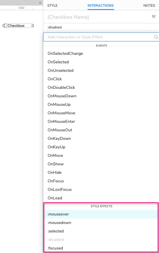How to style hover/selected/... styles of a checkbox? - Axure RP 9 - Axure Forums