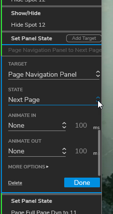 Interactions Panel Scroll Bar Jumping - Conflict between dropdown and scroll bar - Axure RP 9 ...