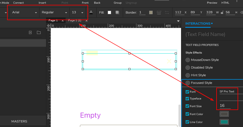 Text field with floating labels - Axure RP 9 - Axure Forums
