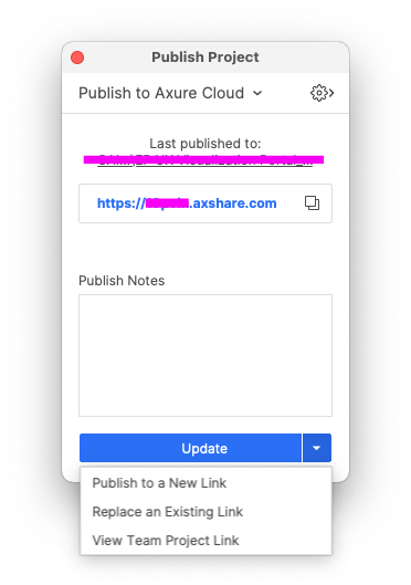 Create Team file from Existing RP file with same Share link - Axure RP 10 - Axure Forums